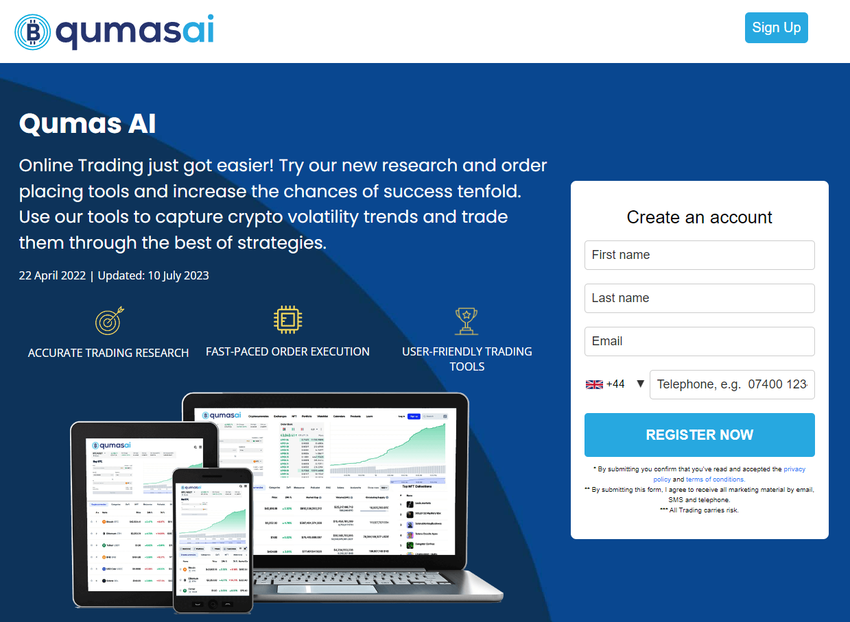 Qumas AI review – Is it a Scam or Legit Crypto Robot? - LearnBonds.com